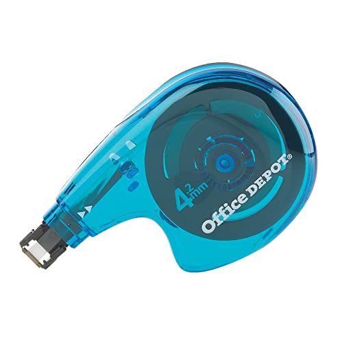 Office Depot® Brand Side-Application Correction Tape, 1 Line x 392", Pack Of 16 Cartridges