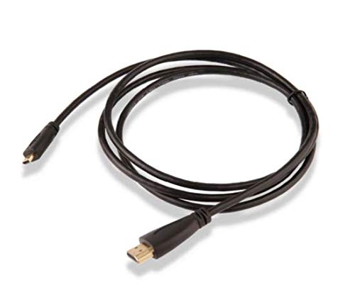 HDMI (Camera to TV) Cable Cord Wire for Canon PowerShot 340 HS 350 HS 360 HS SX600 HS SX610 HS SX620 HS SX700 HS SX710 HS SX720 HS SX730 HS SX740 HS EOS M50 (Not for All Canon Cameras, See Pictures)