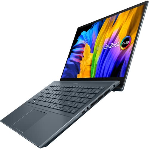 ASUS Zenbook Pro 15 Laptop 2023, 15.6" FHD Touchscreen, AMD Ryzen 9 5900HX 8-Core, NVIDIA GeForce RTX 3050 Ti, 16GB LPDDR4 1TB SSD, Backlit Keyboard, Wi-Fi 5, Card Reader, Win11 Pro, COU 32GB USB