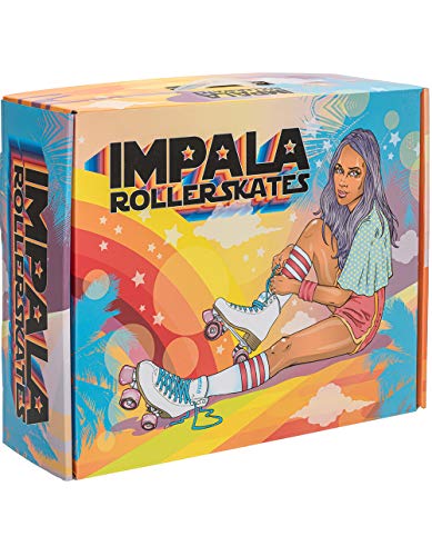 Impala Rollerskates Girl's Impala Quad Skate (Big Kid/Adult) Holographic 10 (US Men's 8, Women's 10) M