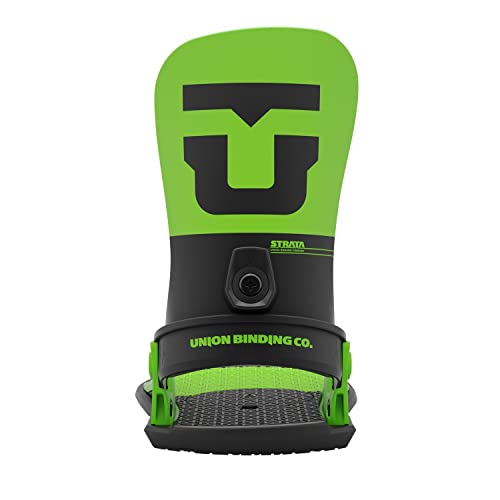 Union Strata Team Snowboard Bindings Mens Sz M (8-10) Acid Green