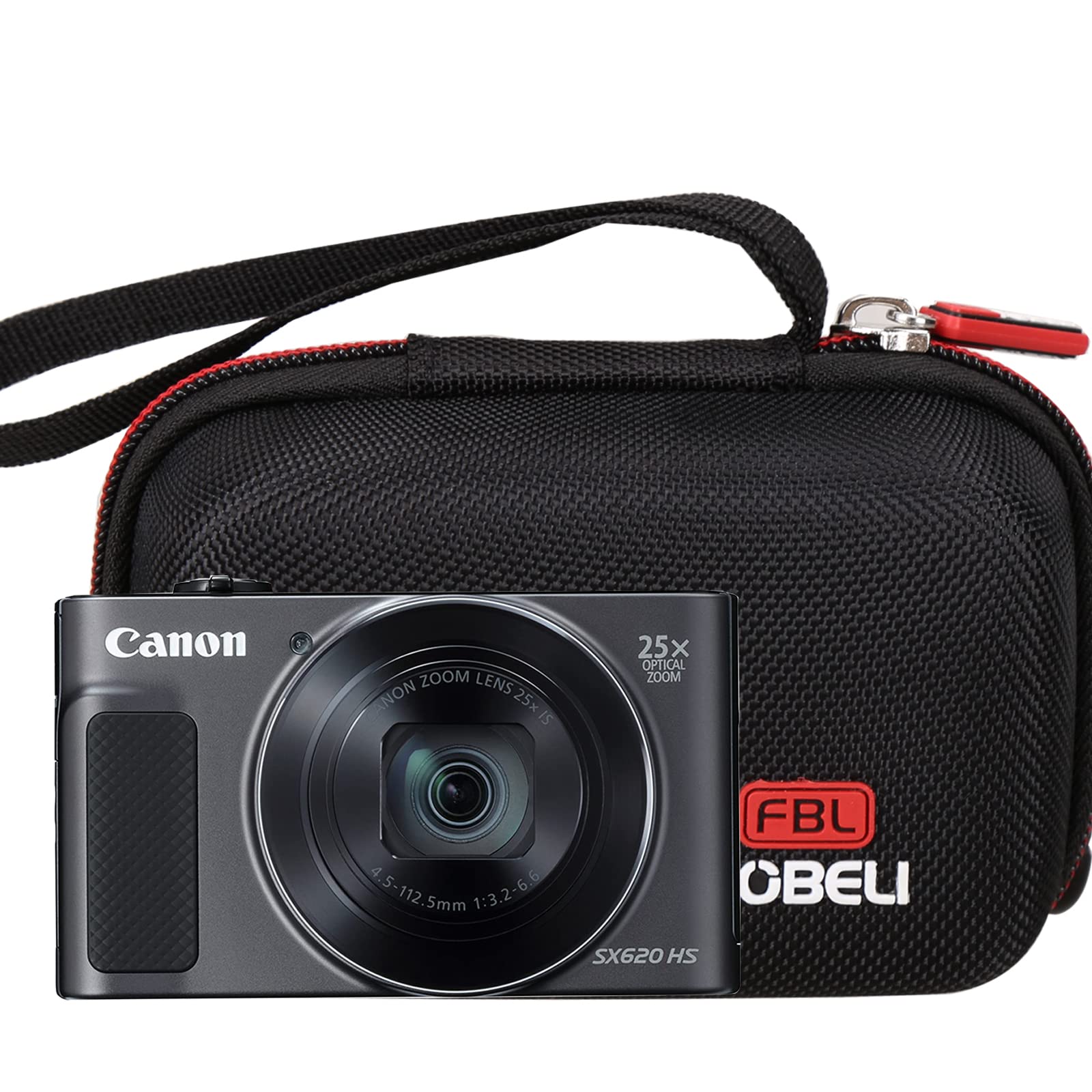 FBLFOBELI EVA Hard Travel Carrying Case for Canon PowerShot SX740/ SX730/ SX720/ SX620/ G7X Digital Camera, Shockproof Compact Storage Bag (Case Only)