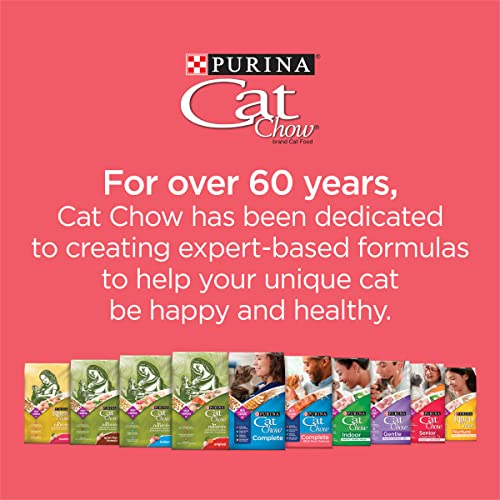 Cat Chow Complete High Protein with Salmon Cat Food Dry Formula - (4 Packs of 4) 3.15 lb. Bags