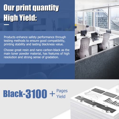 Onward TN660 Black Toner Cartridge Compatible TN660 TN-660 High Yield Toner Cartridge 1 Pack Replacement for Brother HL-L2300D HL-L2320D MFC-L2720DW DCP-L2540DW Printer, TN-660 Black