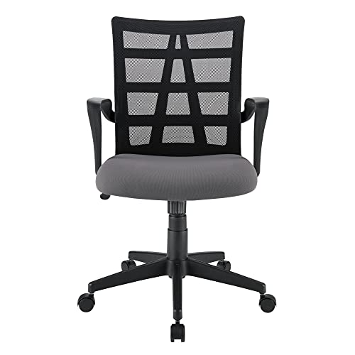 RealspaceĀ® Jaxby Mesh Mid-Back Task Chair, Black/Gray