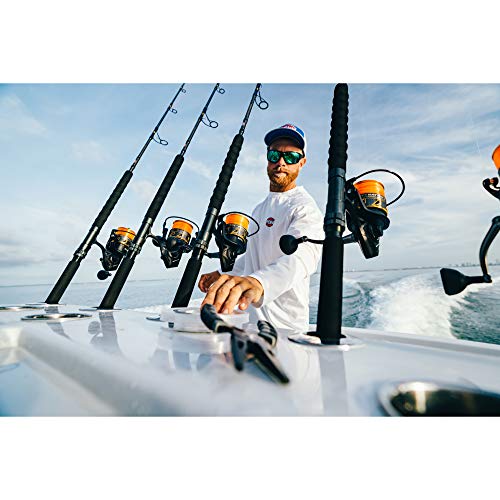 PENN Fishing Battle II & III Spinning Fishing Reel (All Models & Sizes), Black Gold, 2000 (BTLIII2000)