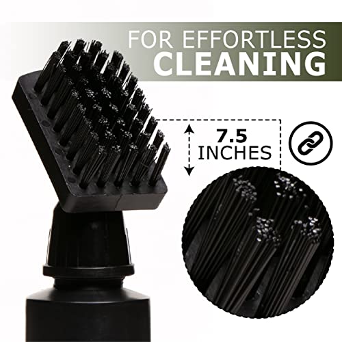 Caddy Splash Golf Water Brush - Retractable Brush with Nylon-Bristles Head - Wide Cleaning Coverage - Anti-Leak Reservoir Tube - Squeeze Bottle for Easy Cleaning - 7.5 Inches, Holds 4 Ounces of Water
