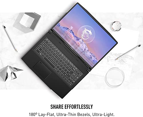 MSI Creator M16 2023 | 16" WQXGA NVIDIA GeForce RTX 4060 | 13th Intel Core i7-13620H 10 Cores 16 Threads | 48GB DDR5 2TBSSD | Numeric Keypad Wi-Fi 6 Bluetooth 5.2 | Win11 Pro TLG 32GB USB | Black