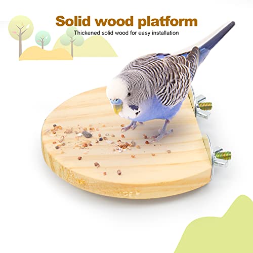 Coconut Bird Nest Coco Bird Hide Shell with Ladder,Parrot Hanging House Cage with Bird Perch Cage Accessories Exercise Toy Habitats for Parrot Parakeet Finch Lovebird and Small Animals (H01)