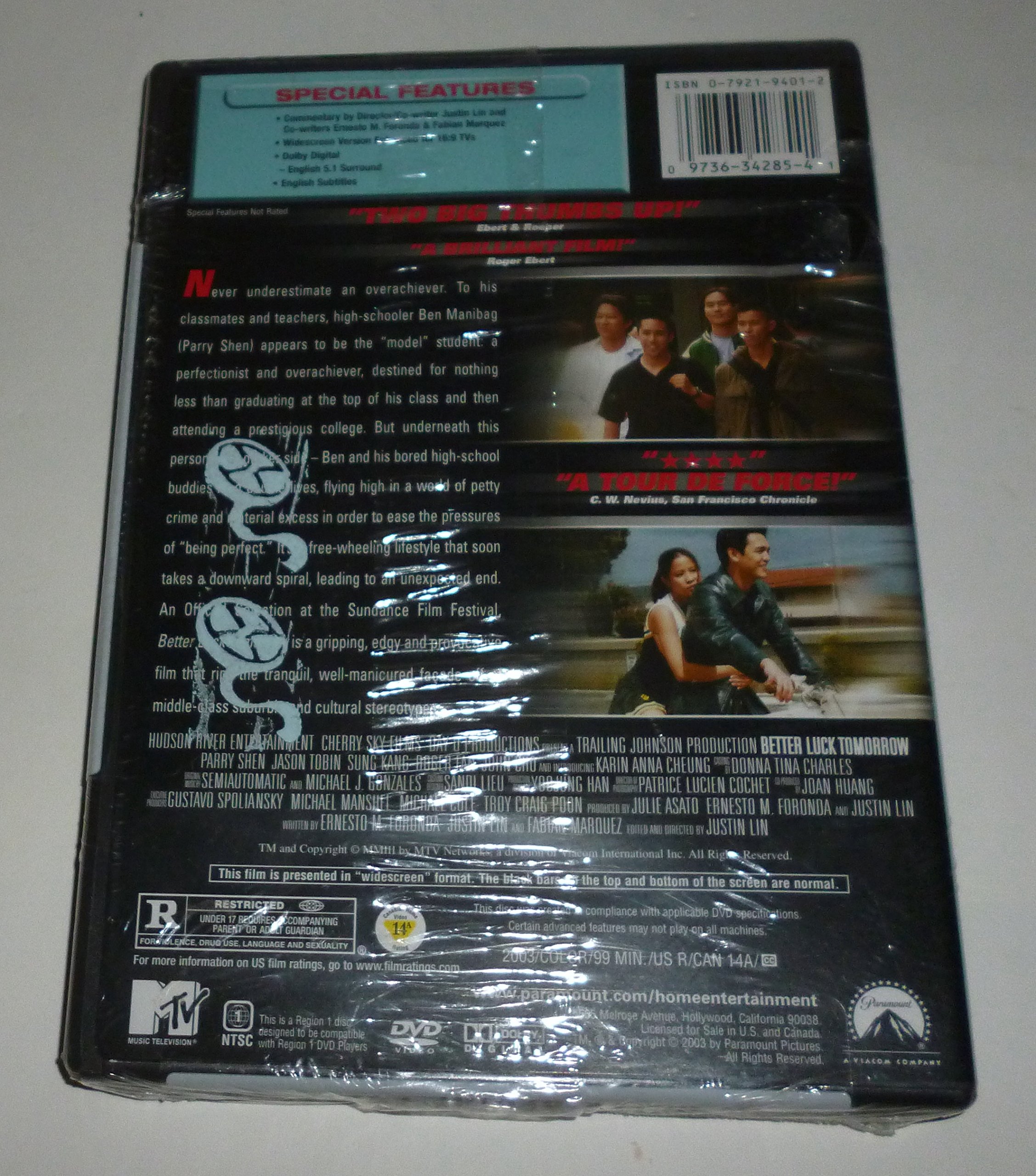 Better Luck Tomorrow (Widescreen edition) [DVD]