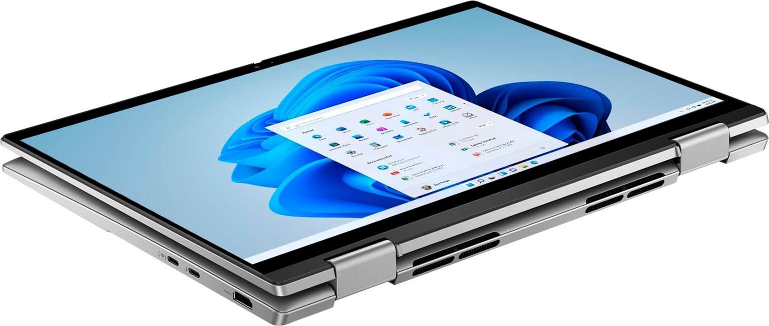 Dell Inspiron 7430 14" FHD+ (1920x1200) IPS Touch 2-in-1 Laptop | Intel i7-1355U 10-Core | Iris Xe Graphics | Backlit Keyboard | Fingerprint | Thunderbolt 4 | WiFi 6E | 16GB LPDDR5 2TB SSD | Win11 Pro