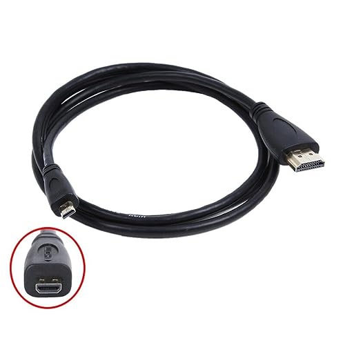 GIZMAC 1080P HDMI A/V HD TV Video Cable Cord for Canon Powershot SX620 HS Camera