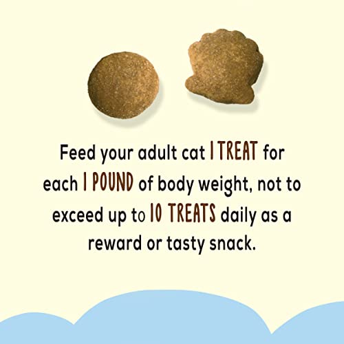 Purina Friskies Natural Cat Treats, Party Mix Natural Yums With Wild Tuna - (6) 6 oz. Pouches