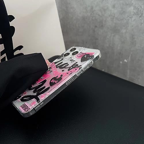 LOLAGIGI for iPhone 14 Pro Max Case Cute Collage Heart Kawaii Funny Girly Y2K Print Aesthetic Design for Women Girls Boys Soft TPU Case Cover for iPhone 14 Pro Max 6.7", White