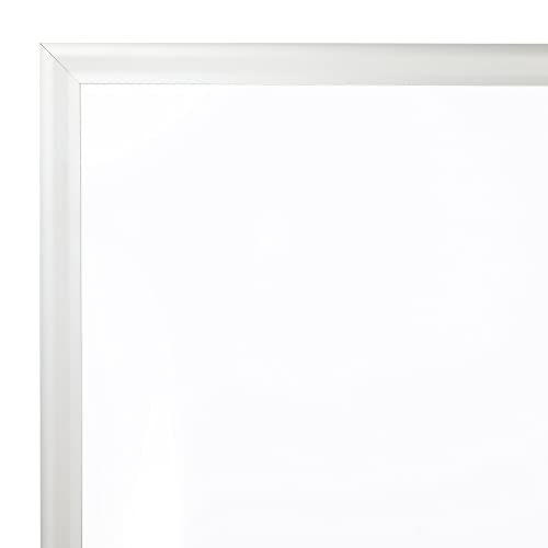 Office Depot® Brand Non-Magnetic Melamine Dry-Erase Whiteboard With Marker, 48" x 72", Aluminum Frame With Silver Finish
