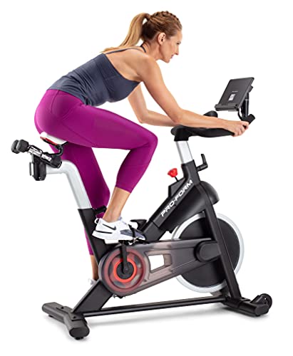 ProForm Carbon CX Smart Exercise Bike with 3 Lb. Dumbbell Set and 30-Day All-Access iFIT Membership