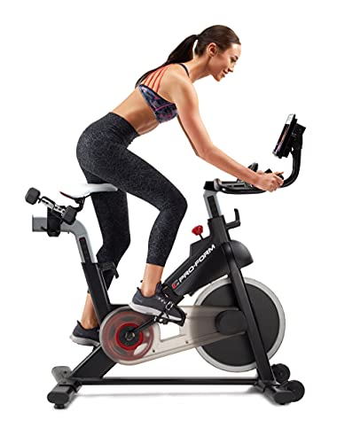 ProForm Carbon CX Smart Exercise Bike with 3 Lb. Dumbbell Set and 30-Day All-Access iFIT Membership