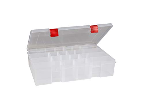 Plano RUSTRICTOR 3700 DEEP Stowaway, Premium Tackle Storage with Rust Prevention, Clear