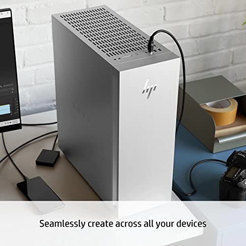 HP TE 02 2023 Gaming Desktop | Intel i9-12900 16-Core | NVIDIA GeForce RTX 3080 10GB GDDR6X | Thunderbolt 4 | DP | Wi-Fi 6 | 48GB DDR4 2TB NVMe SSD | Win11 Pro | Natural Silver