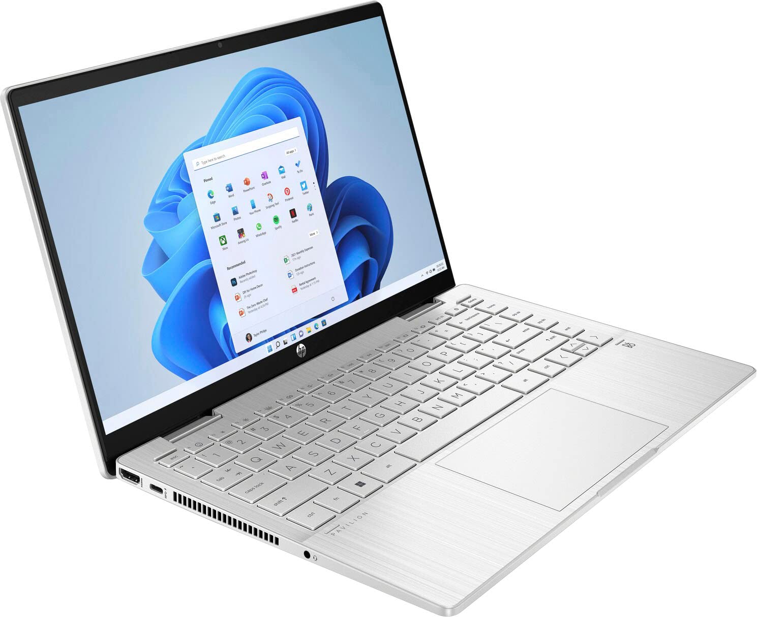 HP Pavilion 14" FHD (1920x1080) IPS Touchscreen Laptop | Intel i5-1235U 10-Core | Intel Iris Xe Graphics | Backlit Keyboard | Fingerprint | Wi-Fi 6E | USB-C | 8GB DDR4 2TB SSD | Win11 Pro