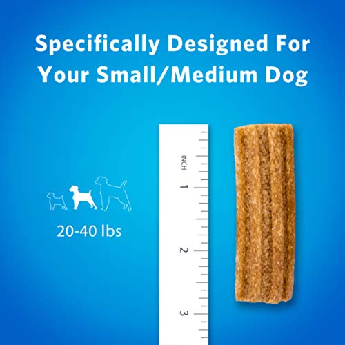 Purina DentaLife Made in USA Facilities Small/Medium Dog Dental Chews, Daily - 40 ct. Pouch