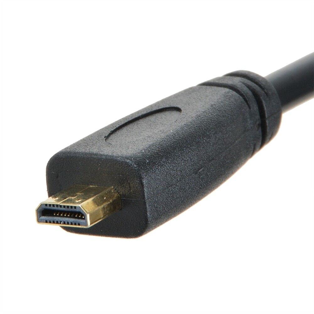 FocalTop Micro HDMI to HDMI AV HD TV Cable for Canon Powershot SX620 HS Camera