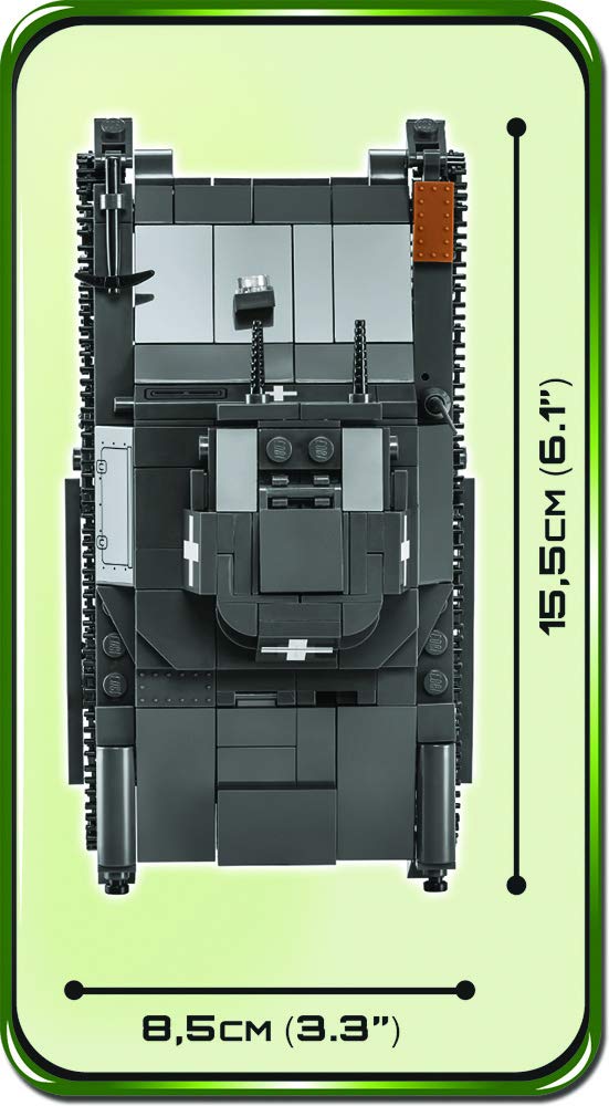COBI 2534 Panzer I Ausf.A Building Blocks, Grey, Multicolor