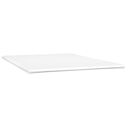 vidaXL Box Spring Bed with Mattress Home Bedroom Mattress Pad Double Bed Frame Base Foam Topper Furniture Dark Gray 53.9"x74.8" Full Fabric