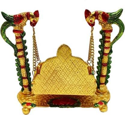Krishna Jhoola Thakur ji, Laddu Gopal Jhula, For Home And Office Decor Jhula Metal