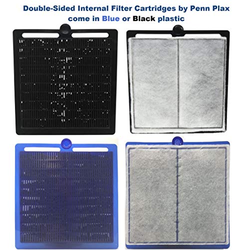 Penn-Plax Cascade 300 GPH Hang On Aquarium Filter Cartridges with Activated Carbon, 3 Pack