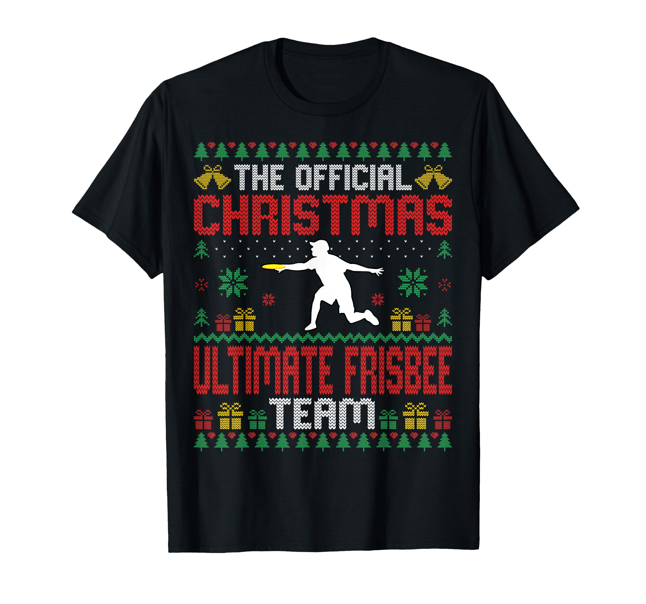 Funny Ugly Christmas Ultimate Frisbee Team Xmas T-Shirt