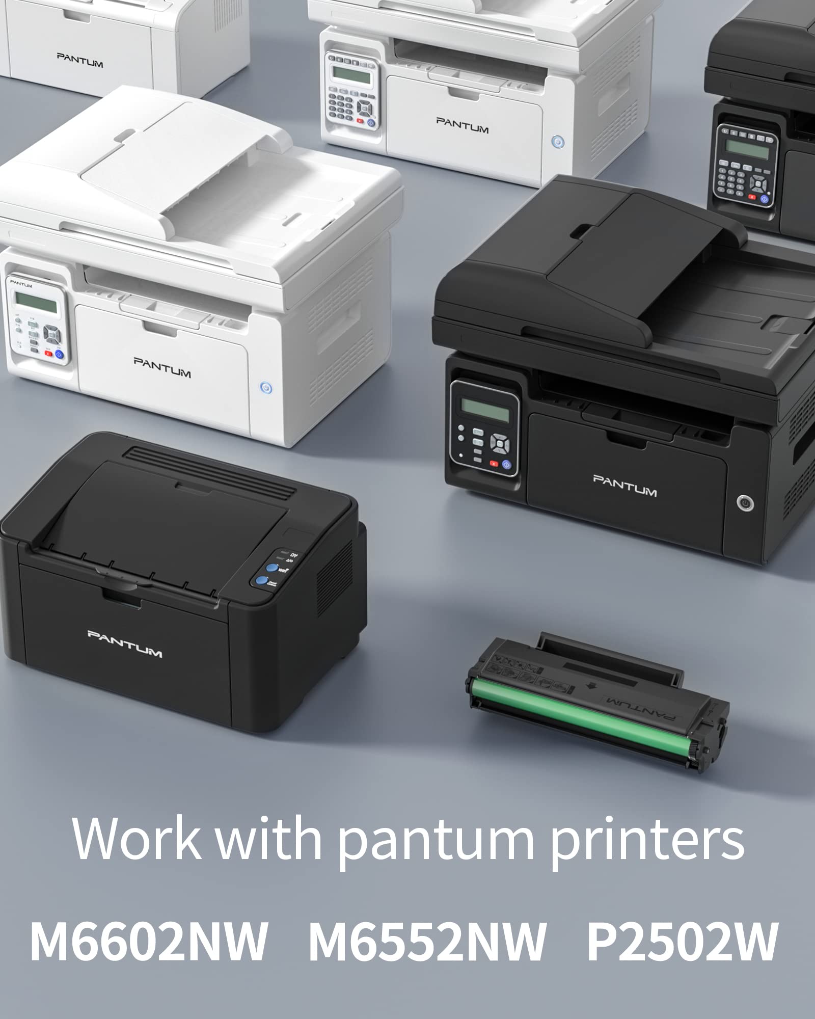 Pantum Original Toner Cartridge PB-211 Genuine Toner P2502W, M6552NW, M6602NW Printer, PB-211 Yields up to 1,600 Pages