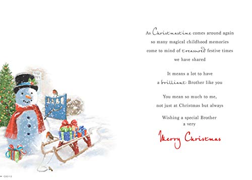 Christmas Card Brother - 9 x 6 inches - Regal Publishing