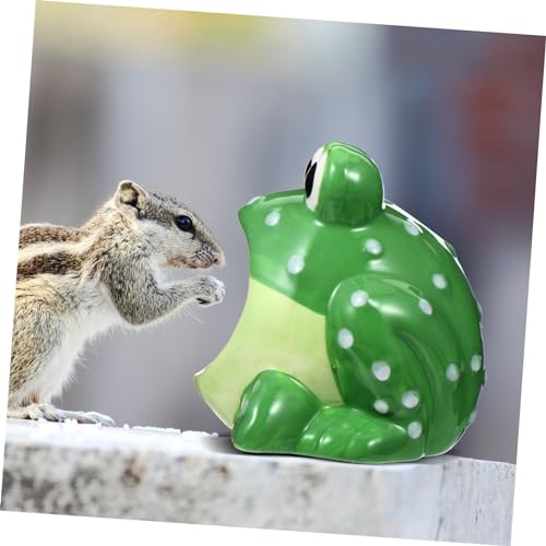 HEALEEP Hamster Cooling nest Hamsters Hideout cave Rat Hammock Chinchilla Hide Small Animal Hamster hut Ceramic Critter Hideout Hamster House Hamster Hideout Luxury Ceramics Coconut Shell