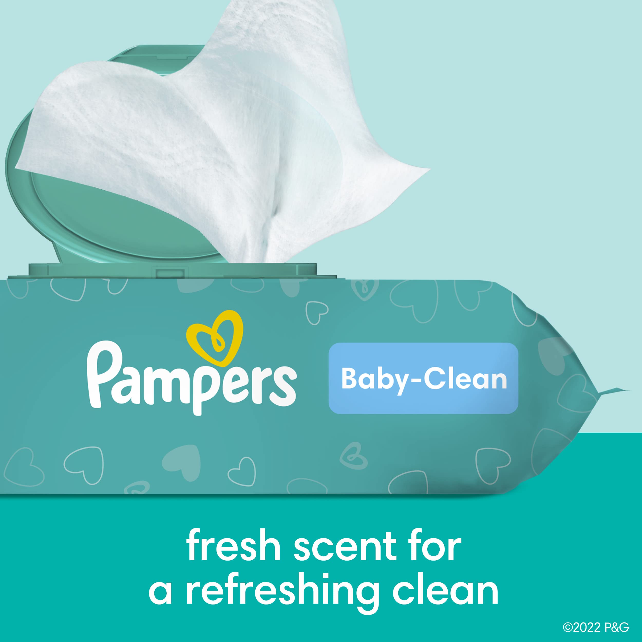 Pampers Baby Wipes Baby Fresh Scented 9X Pop-Top Packs 720 Count