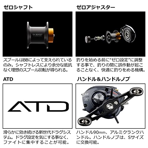 Daiwa Steez A TW HLC 8.1R Baitcasting Reel