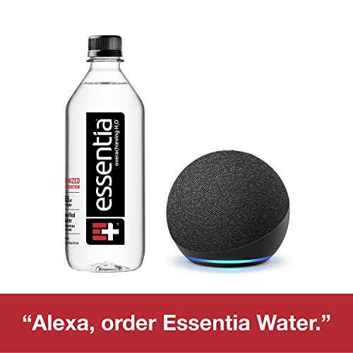 Essentia Bottled Water, Ionized Alkaline Water; 99.9% Pure, Infused with Electrolytes, 9.5 pH or Higher with a Clean, Smooth Taste, 20 Fl Oz (Pack of 24)