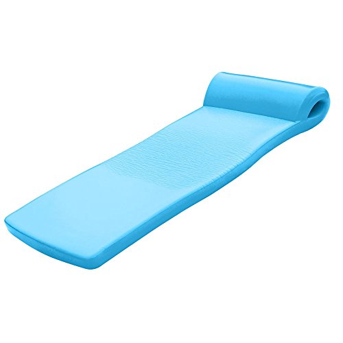 Texas Recreation Ultimate Swimming Foam Pool Floating Mattress, Marina Blue, 2.25โ Thick