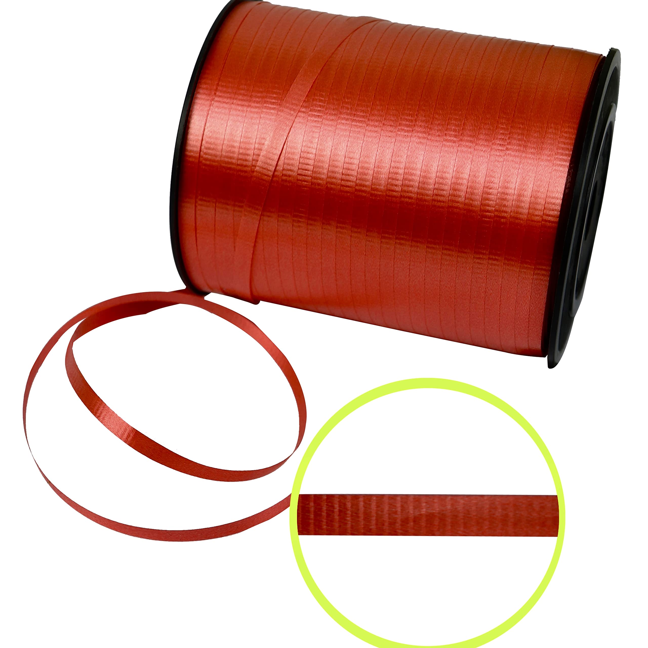 GIFTEXPRESS 500 Yards Red Curling Ribbon/Balloon Ribbon/Balloon Strings/Gift Wrapping Ribbons/Holiday Gift Supplies
