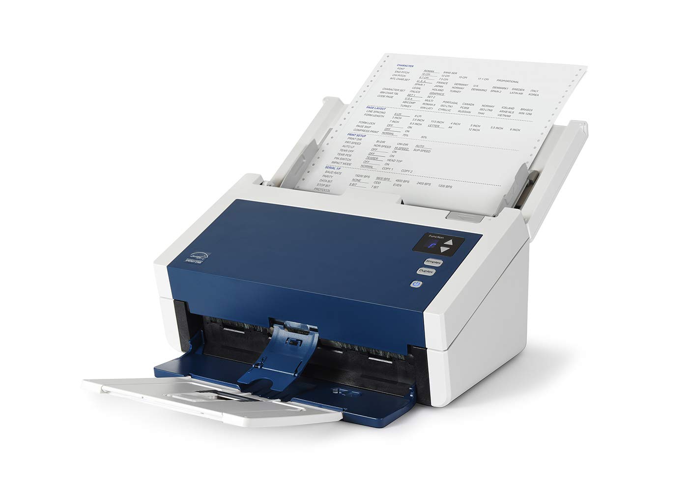 Visioneer Xerox DocuMate 6440 Duplex Document Scanner for PC and Mac, Automatic Document Feeder (ADF), white & navy (XDM6440-U)