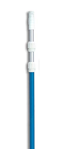 Swimline 8356M 3-Piece Standard Universal Telescopic Adjustable 7 to 21 Feet Swimming Pool Vacuum Pole for Vacuum Heads, Skimmer Nets & More, 12 Pack