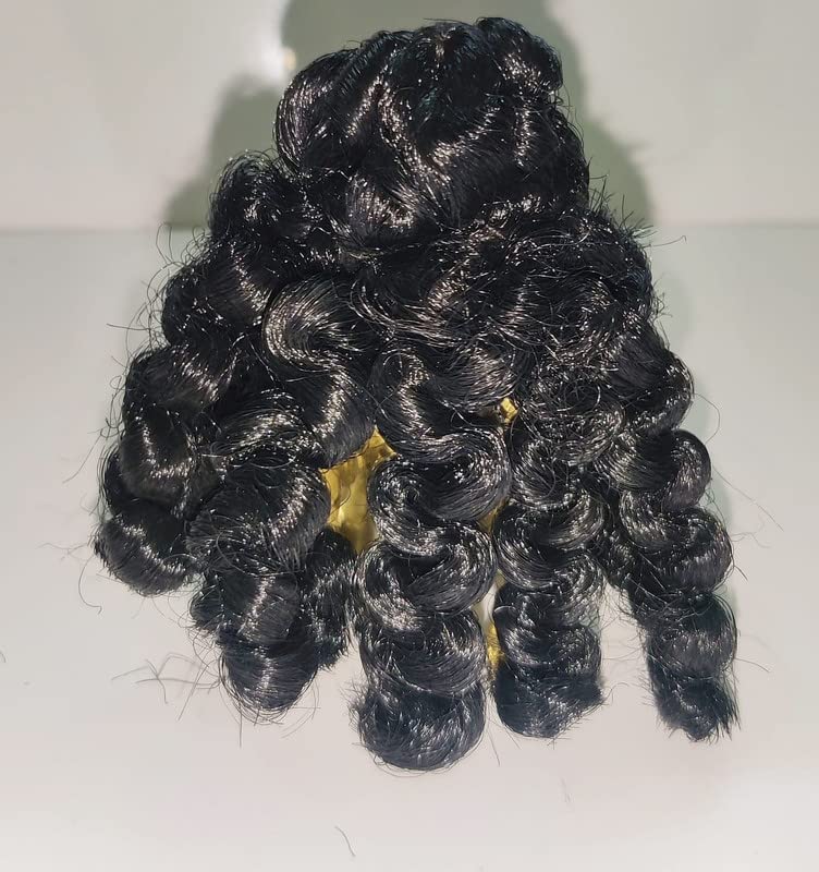 laddu Gopal Designer Culry Hairs/Radha Rani Hairs/Radha Rani Designer Hairs/Heavy Hairs / Size 3NO / RK_882