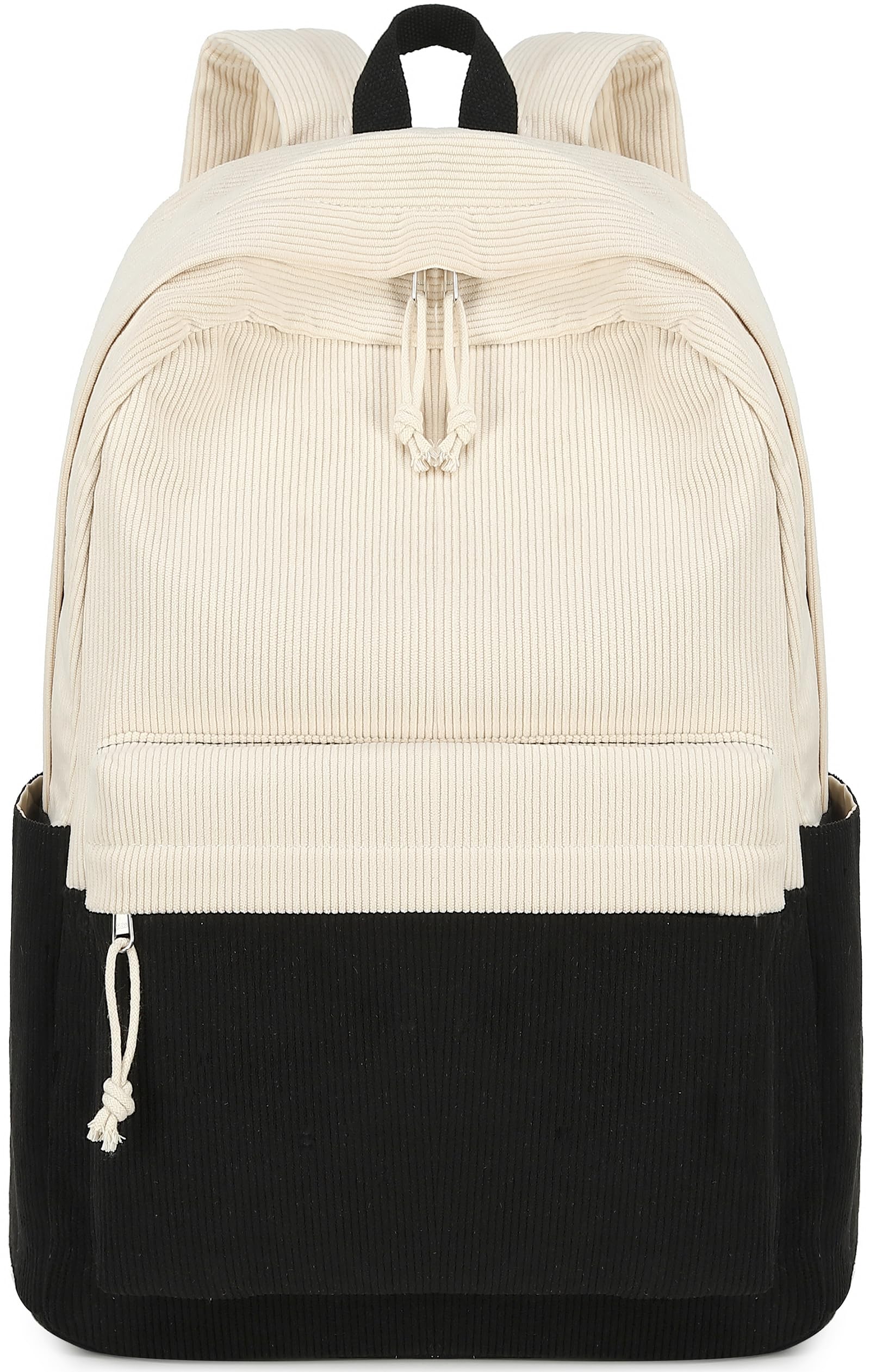 School Backpack for Teens Large Corduroy Bookbag Lightweight 17 inch Laptop Bag for Girls Boys Casual High School College