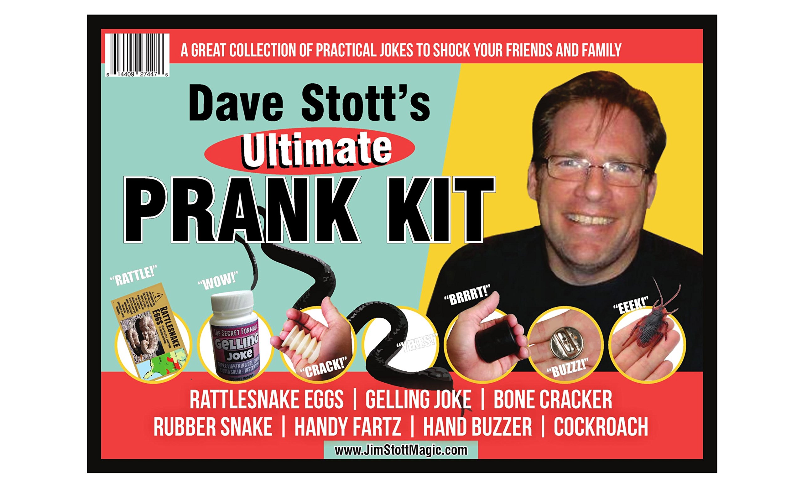 Fun Time Products Dave Stottâs 'Ultimate Prank Kitâ, Funny Gag Gifts for Men, Women, and Kids