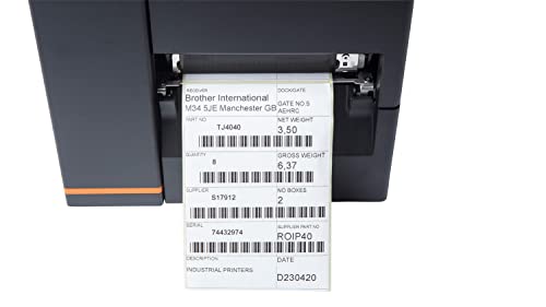 Brother TJ-4020TN Entry Level High-Speed Industrial Barcode Label Printer, 203 dpi, 10ips, Ethernet and USB 2.0
