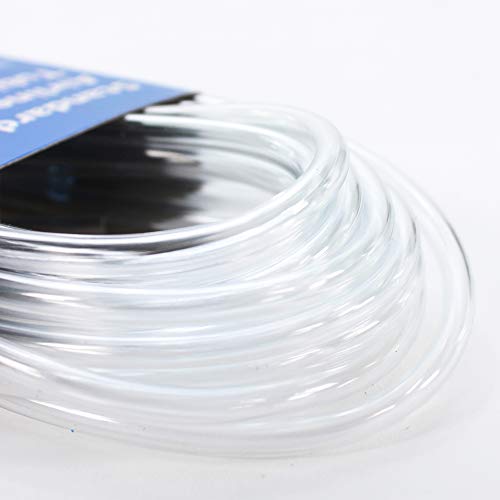Penn-Plax Standard Airline Tubing for Aquariums β Clear and Flexible β Resists Kinking β Safe for Freshwater and Saltwater Fish Tanks β 25 Feet