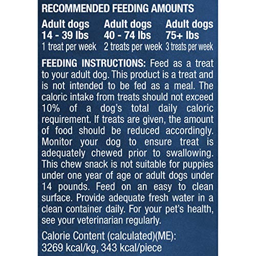 Purina Busy Bone Made in USA Facilities, Long Lasting Small/Medium Breed Adult Dog Chews, Peanut Butter Flavor - 10 ct. Pouch