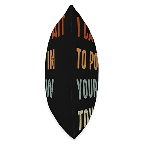 Top Housewarming Gifts Ideas First Time Owner Tees I Can't Wait to Poop in Your New Toilet Funny House Warming Throw Pillow, 16x16, Multicolor