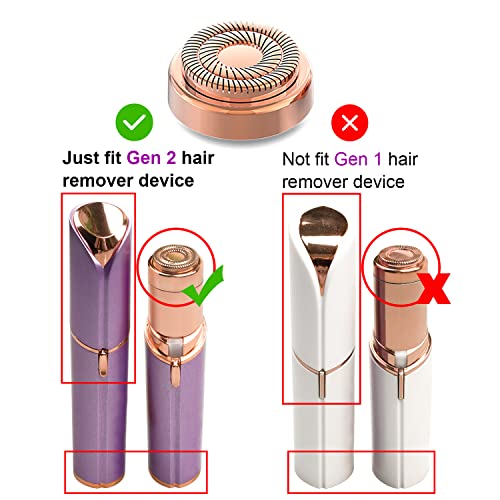Facial Hair Removal replacement heads for Finishing Touch Flawless, Refill for Flawless Replacement Heads