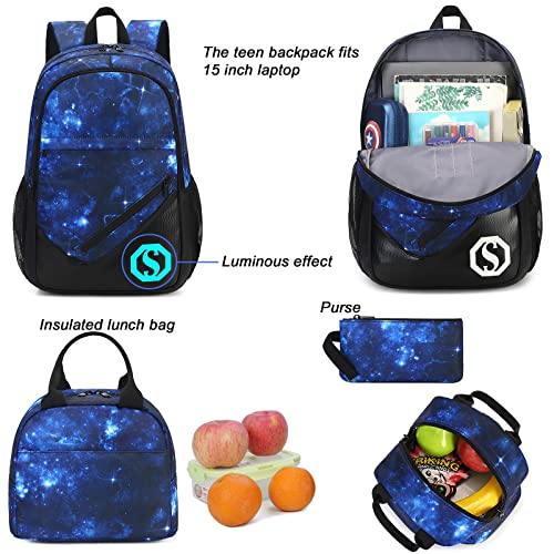 BTOOP School Backpacks Girls Bookbag Cute Lightweight Backpack Kids Lunch bag and Pencil case